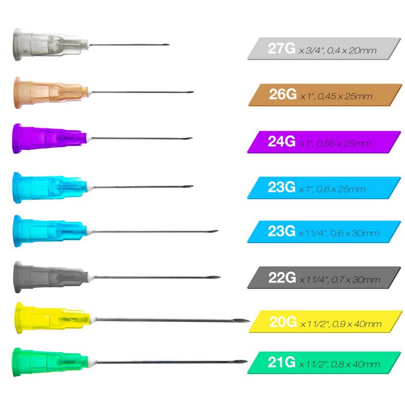 Sterile Disposable Hypodermic Needles || Pack of 100 – ZEDMED-UK LTD