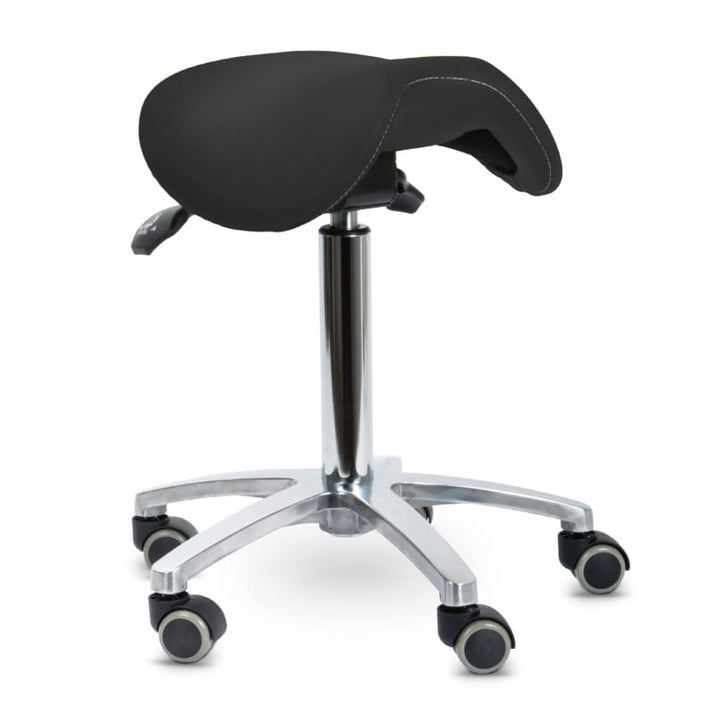 Revolving Stool with Tilting || Saddle Stool / Chair || Black – ZEDMED ...